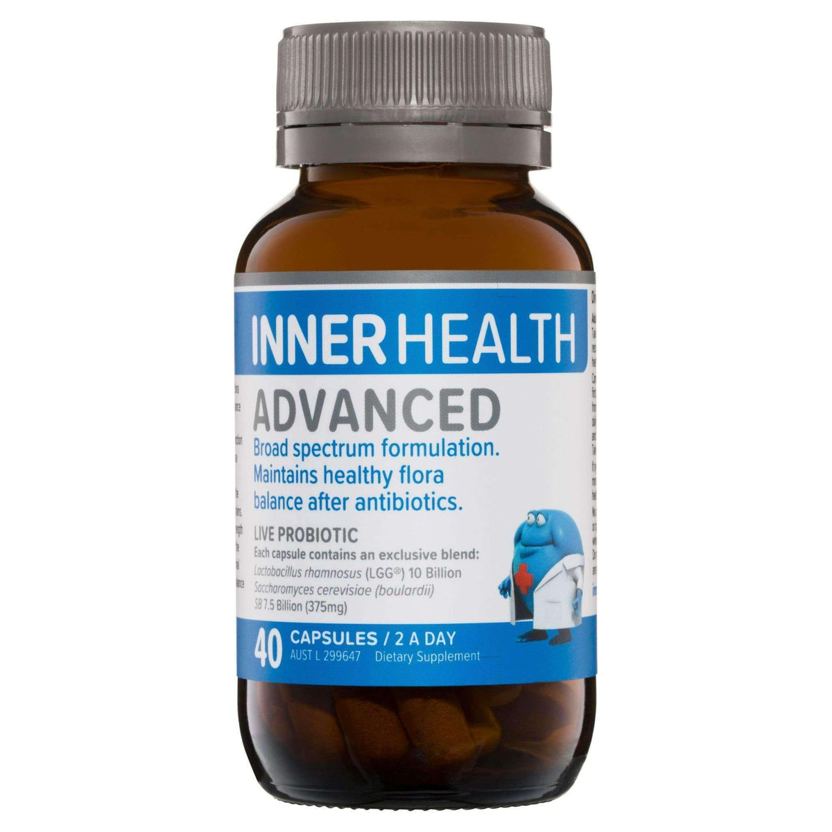 Inner Health Advanced | Antibiotics Probiotic LGG + SB | Healthy ...