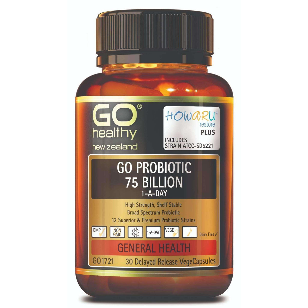 GO Healthy Probiotic 75 Billion | 12 Strains Delayed Release — healthy ...