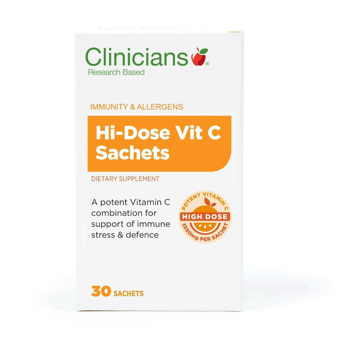 Clinicians Hi-Dose Vitamin C | Immune & Stress Support | Healthy ...
